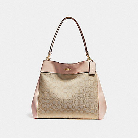 Coach Pebble Leather Signature Lexi Chain Shoulder Bag | eBay