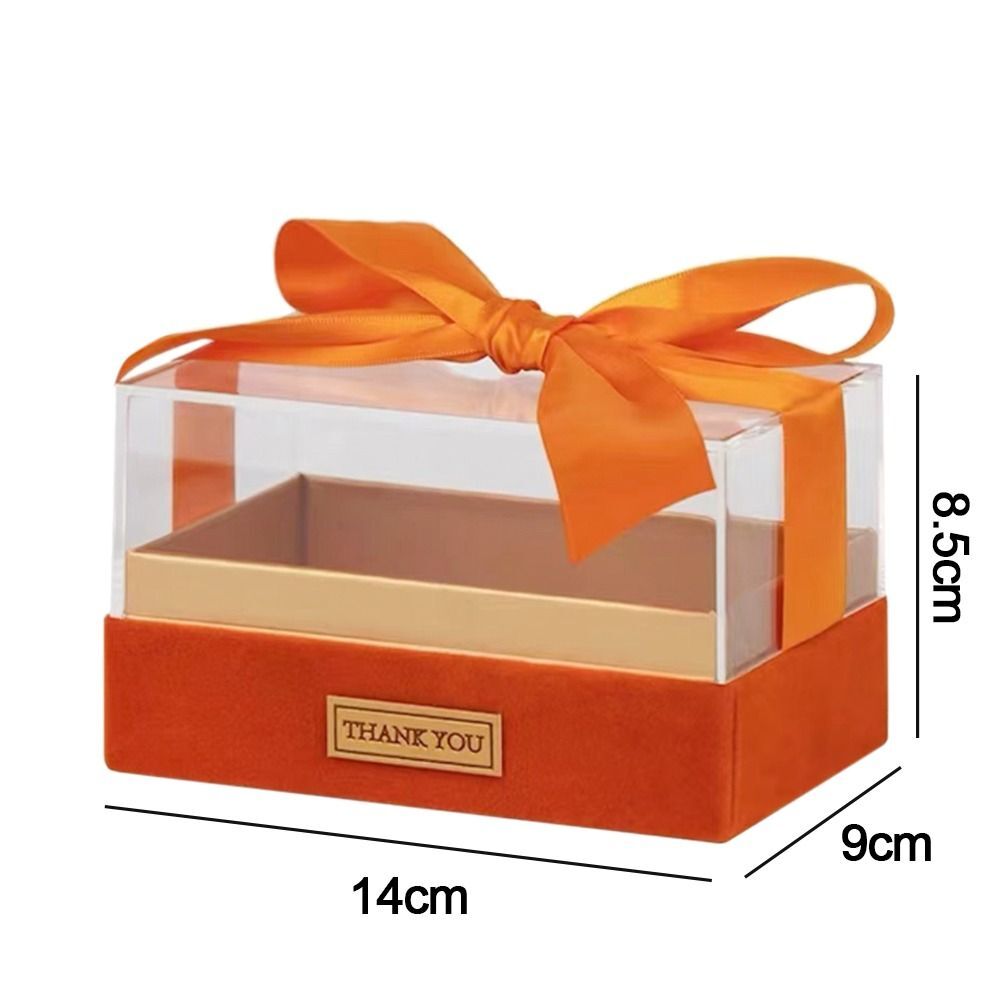 Transparent Bow Present Box Acrylic Valentine's Day Gift Box | eBay
