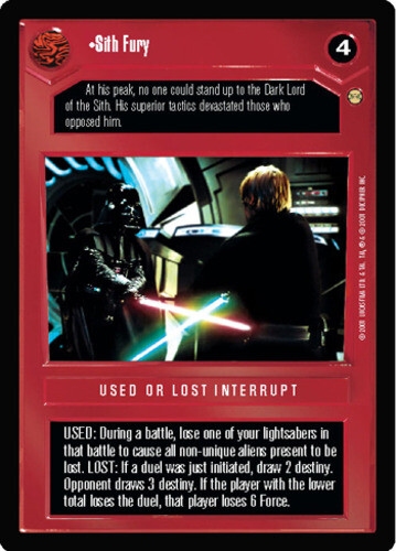 SWCCG: Sith Fury [Ungraded] Tatooine Star Wars CCG Decipher | eBay