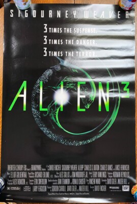 Alien 3 Original poster from the 1992 movie rolled poster | eBay