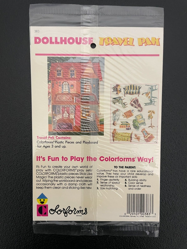NEW Vintage Travel Pack Colorforms Sealed 1980's | eBay
