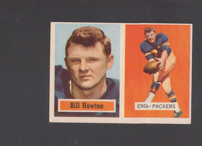 1957 Topps Football Card #33 Bill Howton-Green Bay Packers Ex Mint Card ...