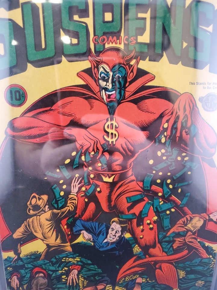 Suspense Comics #11 CGC 6.0 (1946) - L.B. Cole Pre-Code Horror! DEVIL 😈 ...