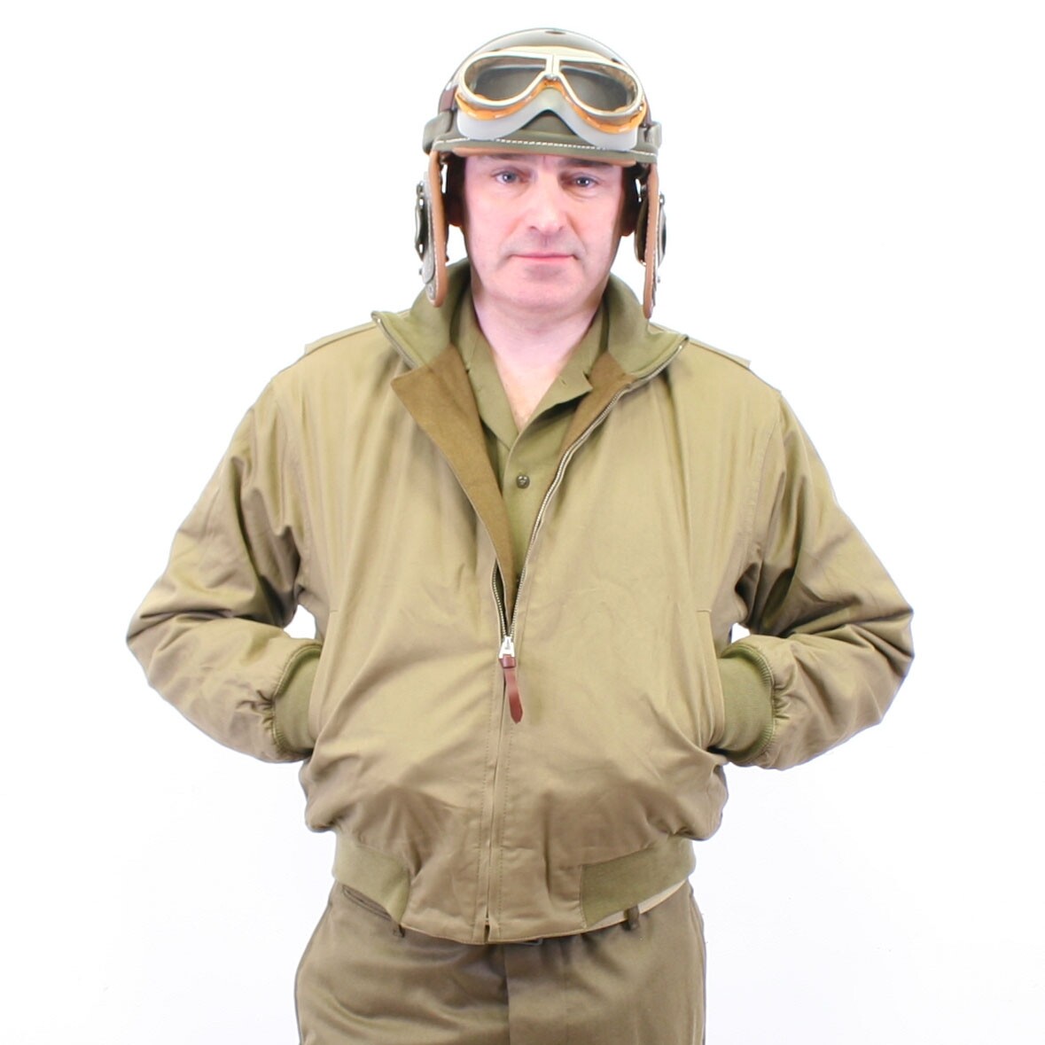 Replica American 2nd Pattern WW2 Tankers Jacket by Kay Canvas AG1375 | eBay