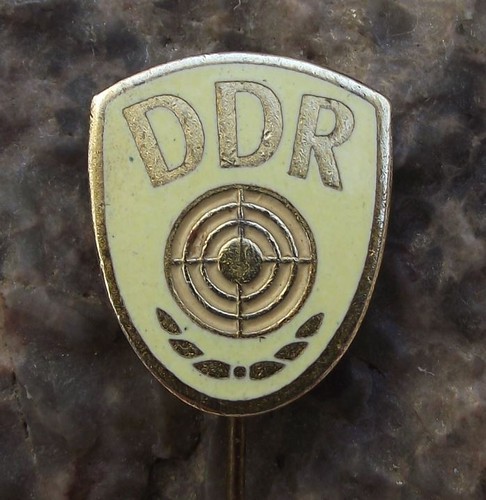 East German Target Marksman Military Reserve GDR Shooting Gold Award ...