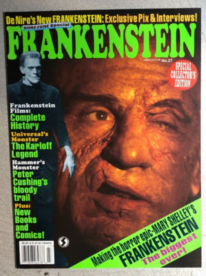 FRANKENSTEIN Gorezone Special #27 horror film magazine (1994) | eBay