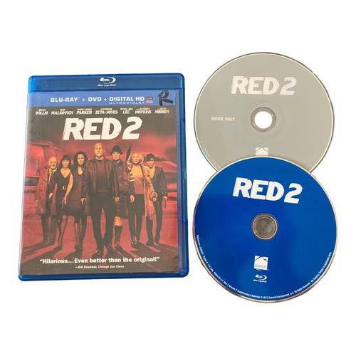 Red 2 DVD HD On Blu-Ray With Bruce Willis Very Good Comedy Action John ...