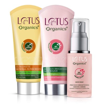 Lotus Organics+ Precious Brightening Ready Rise Combo Pigmentation ...