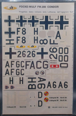 ESCI | No. 39 | 1:72 Fw-200 Condor Decals | eBay