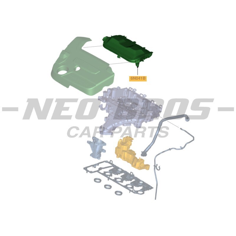 TVT Fuel Injector Protective Engine Cover Trim Panel Ford 2.0 Diesel ...