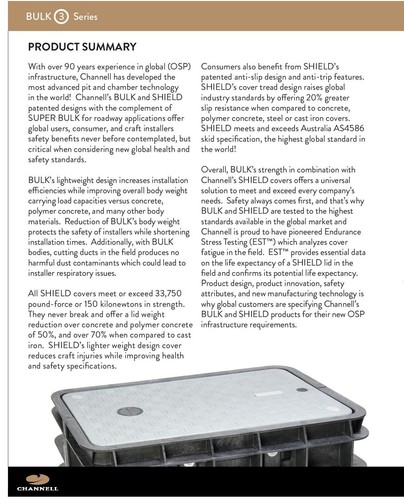 Channell Commercial Corp BULK3 BULK1730181B0110 17X30X18 Communications ...