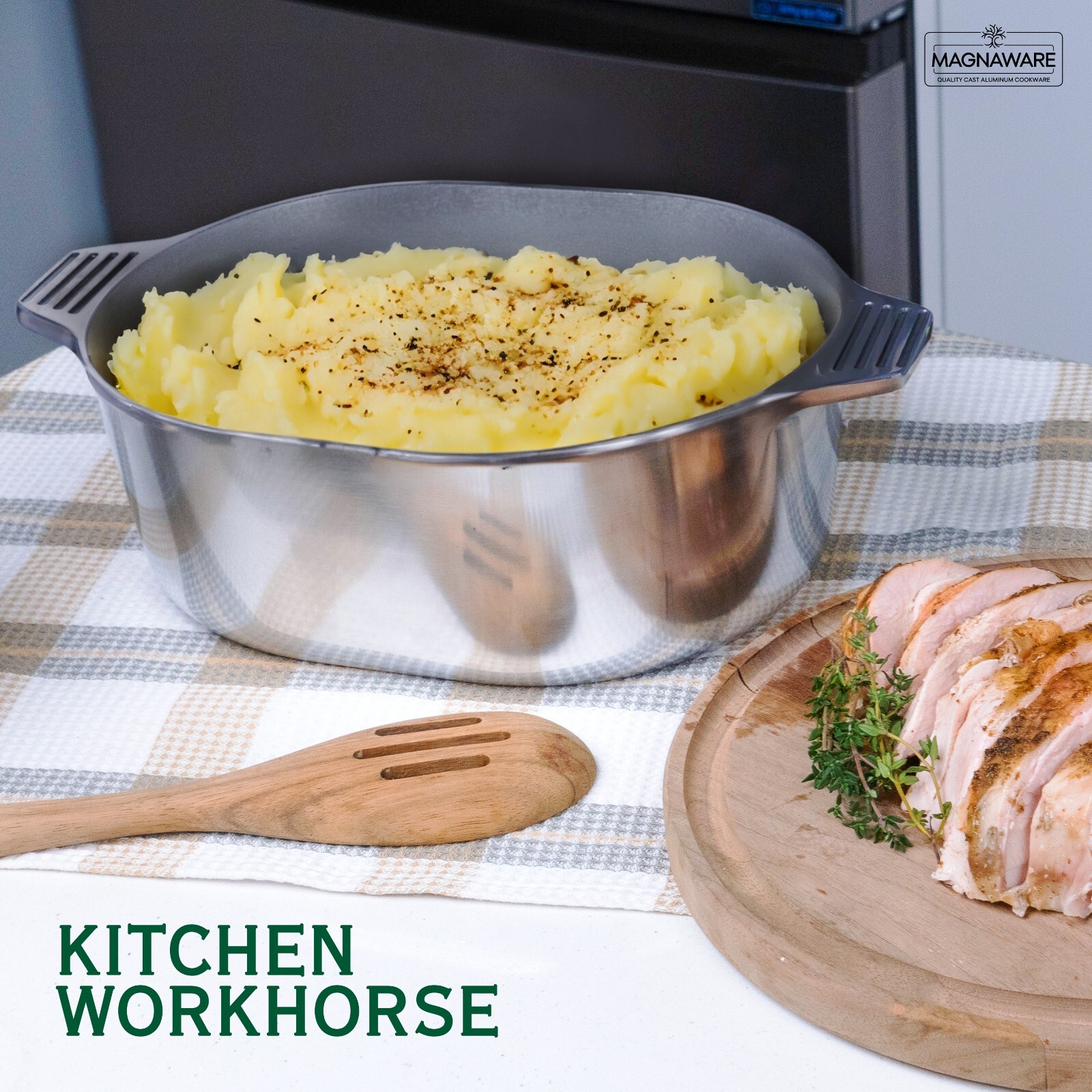 MAGNAWARE Quality Cast Aluminum Oval Dutch Oven - 5 QT 11" *Like ...