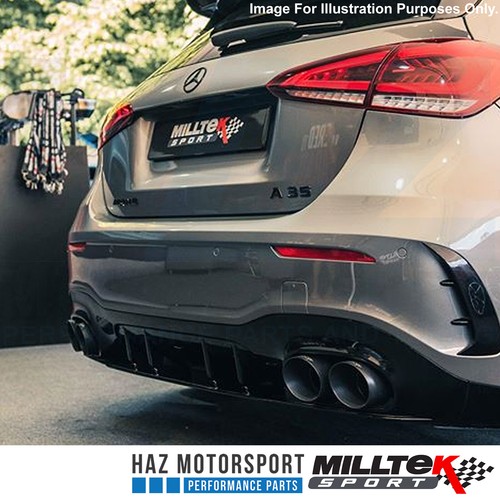 Milltek Sport A45S Quad Style Exhaust Tips LH RH Twin Tip Design Fit ...