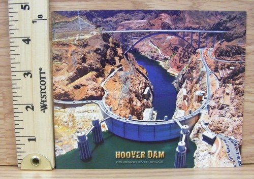 Hoover Dam Colorado River Bridge Postcard (LV-327) The William Carr ...