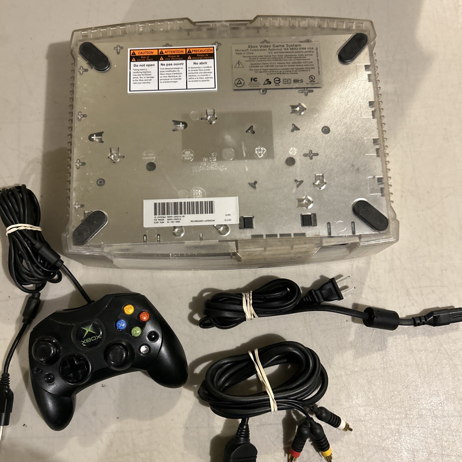 Microsoft Xbox Crystal Limited Edition 8GB Translucent Console (F23 ...