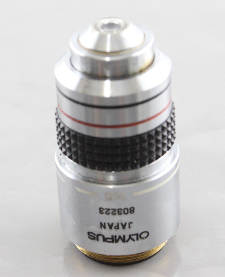 Olympus SPlan 100x PL 1.25 Oil 160/0.17 Phase Contrast Microscope Objective | eBay