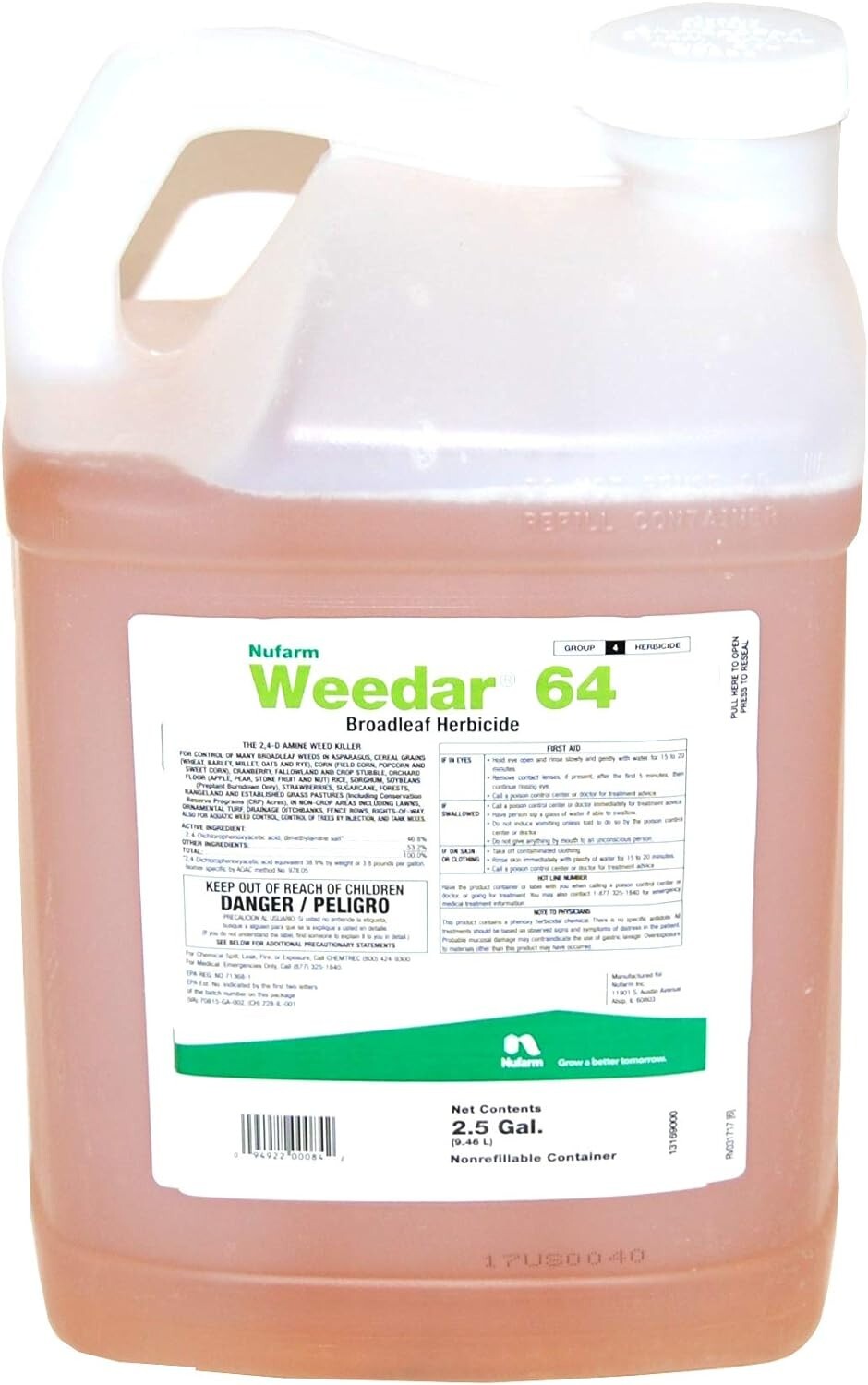 Weedar 64 Broadleaf Herbicide - 2.5 Gallons (2,4-D) | eBay