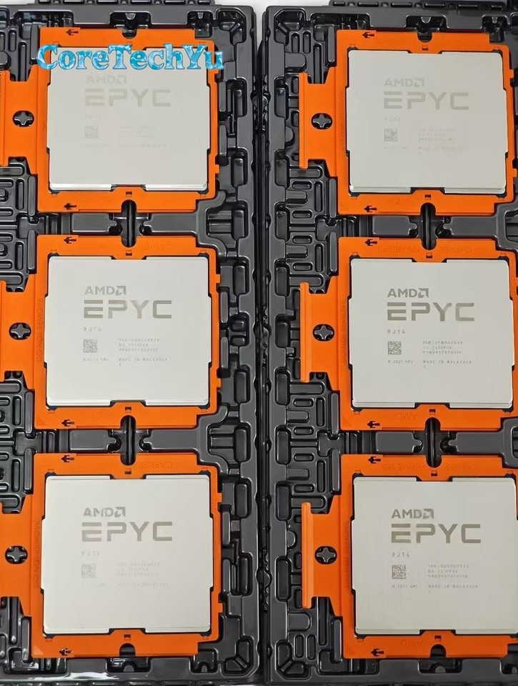 AMD EPYC 9J14 CPU Processor 2.4GHz 96 Core 192 Thread =AMD EPYC 9654 ...