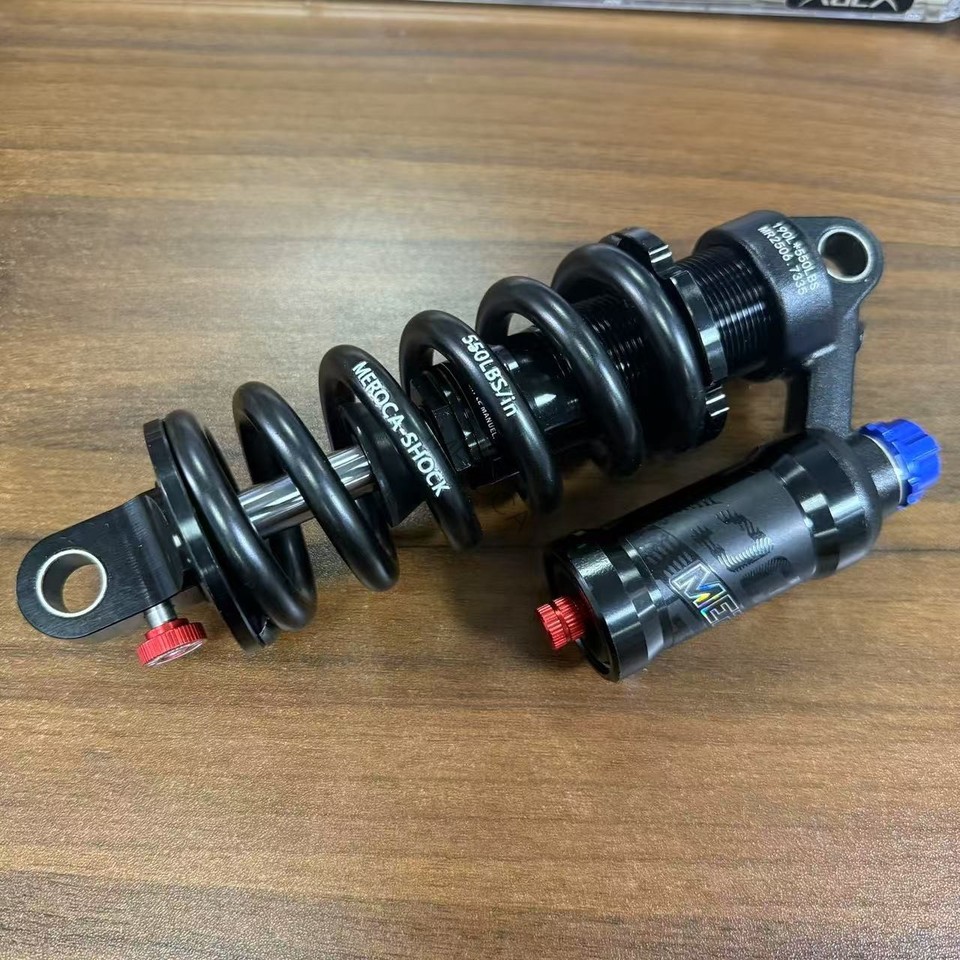MEROCA Bike MTB Rear Shock Bicycle Coil Spring Shocks 190mm*50mm 550LBS ...