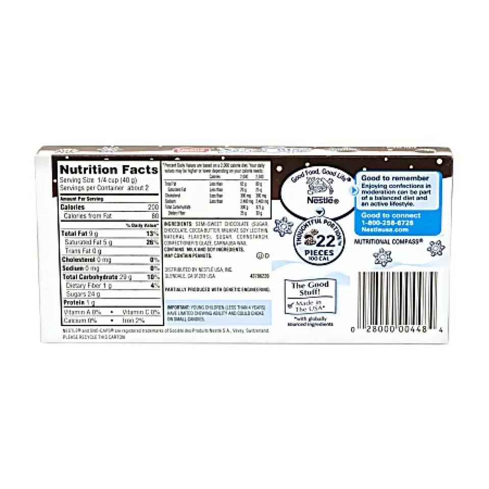 3x Packs Nestle Sno Caps Semi Sweet Chocolate Nonpareils Theater Box ...