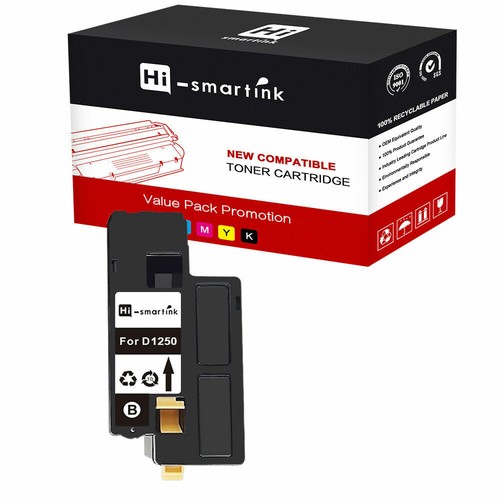 1PK Compatible1250 Black Toner Cartridge for Dell Laser 1250C C1760nw ...