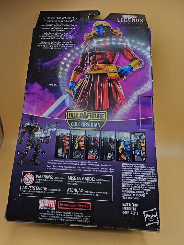 NEW Marvel Legends Series: Avengers Malekith 6" Action Figure BAF Cull ...