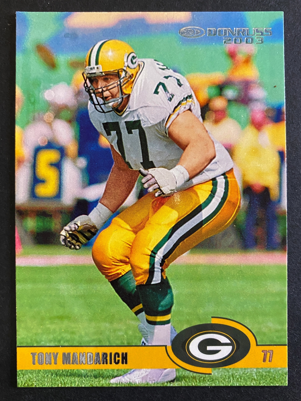 Tony Mandarich 2023 Donruss Football Retro 2003 Green Bay Packers #35 ...