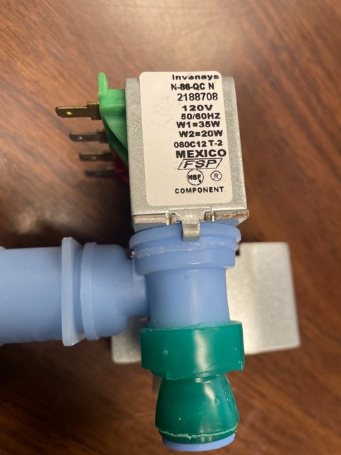 INVENSYS 2188708 REFRIGERATOR WATER INLET VALVE for sale online | eBay