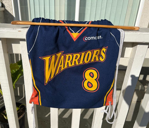 #8 Monta Ellis Golden State Warriors NBA Drawstring Gym Bag Backpack | eBay