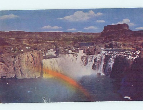 Chrome WATERFALL SCENE Twin Falls Idaho ID j/30 AG3785@ | eBay