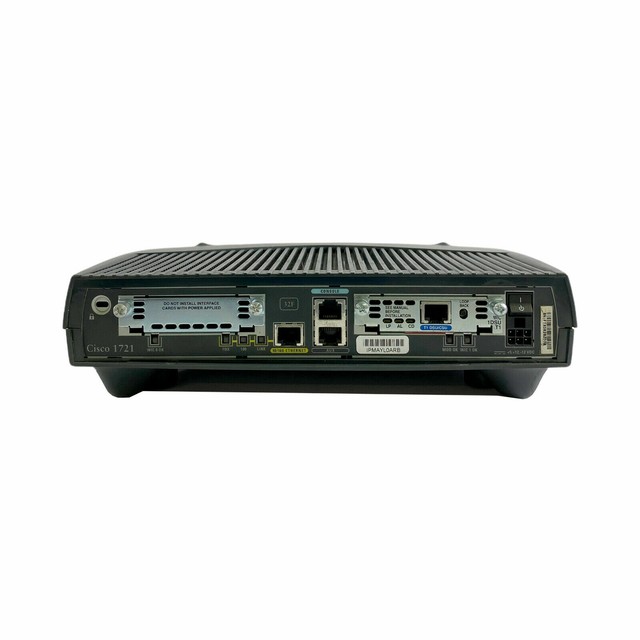 Cisco 1721 3-Port 10/100 Wired Router (CISCO1721) for sale online | eBay