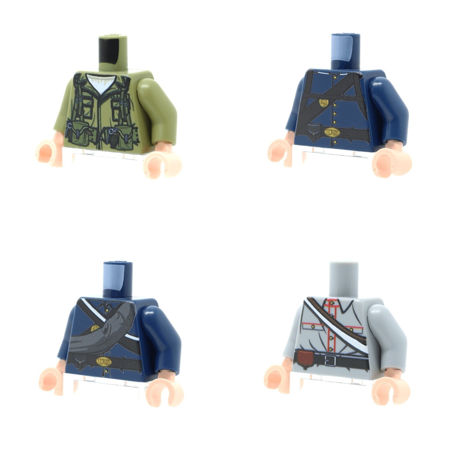 Genuine Lego Custom Printed Torsos - printing by United Bricks -Pick ...