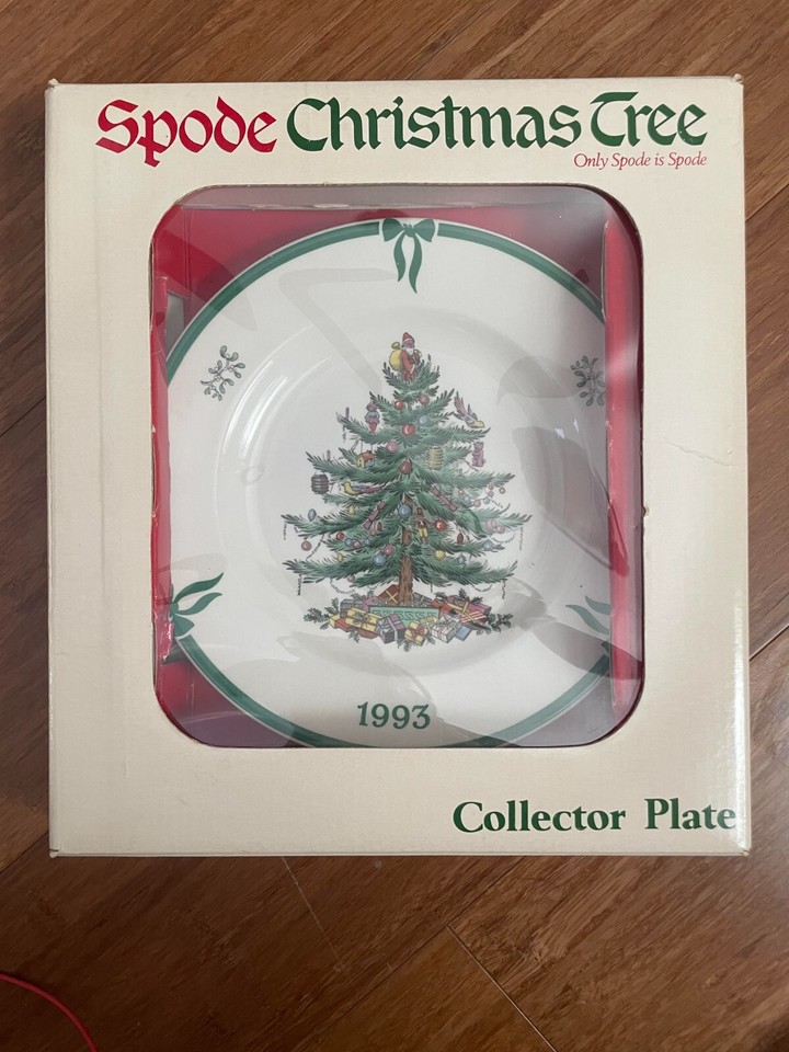 Spode Christmas Tree 1993 Collector Plate, New in Box | eBay