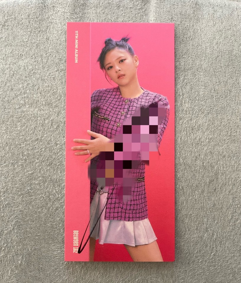 TWICE BETWEEN 1&2 Official Signed AUTOGRAPH BOOKMARK - SANA MINA JIHYO ...