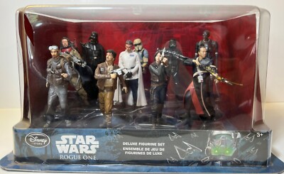 NWT Disney Store Star Wars Rogue One Deluxe Figurine Set NEW - 10 ...