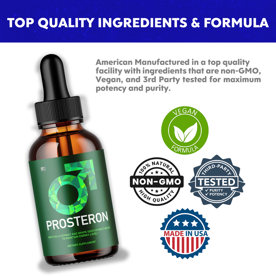 Prosteron Male Drops - Prosteron Enhances Energy, Vitality & Stamina ...