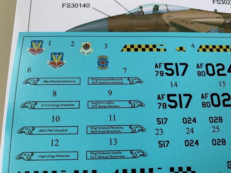 UpRise Decals UR4898 - DECAL F-15C/D Eagle Aggressor (Desert) 1/48 | eBay