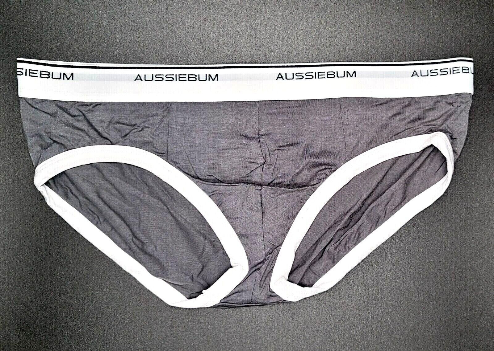 AussieBum Men's Baseline Brief Underwear Size M L Grey NWT | eBay