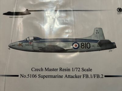 Czech Master Resin CMR Supermarine Attacker FB.1/FB.2 No.5106 1:72 ...