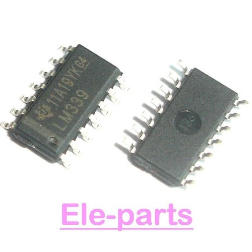 100 PCS LM339DR SOP-14 LM339D LM339 339 Quad Differential Comparator ...