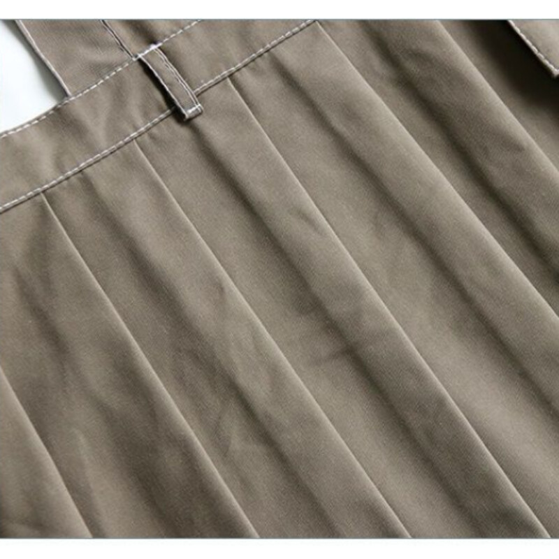 Women Canvas Apron Pleated with Pockets for Baking Chefs Kitchen ...