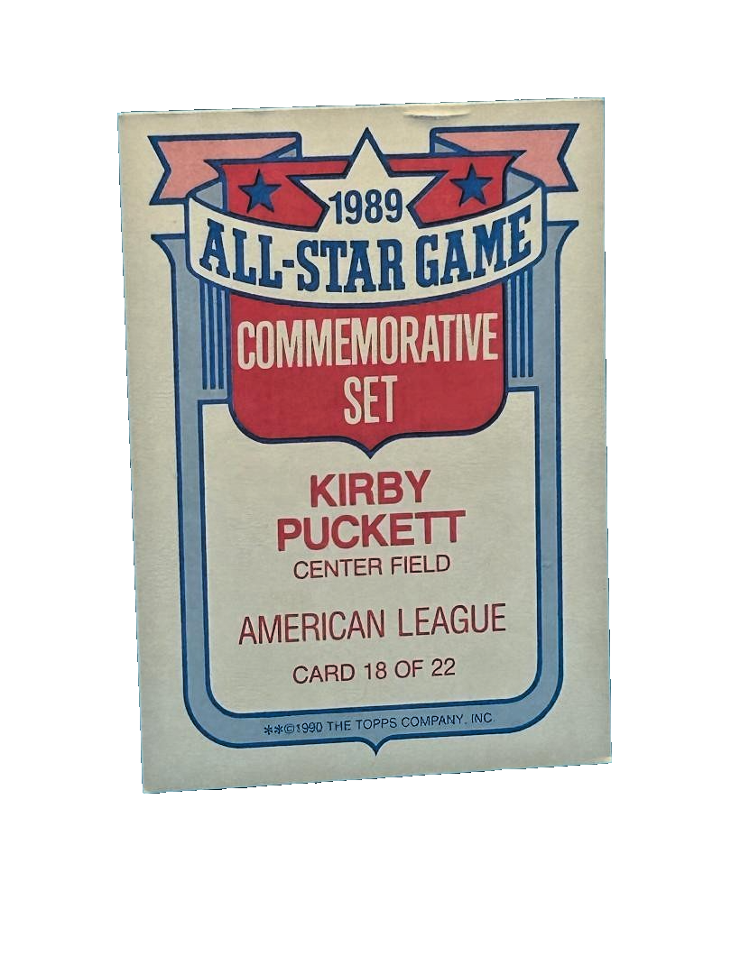 1990 Topps All Star Glossy Set - of 22 Kirby Puckett #18 | eBay