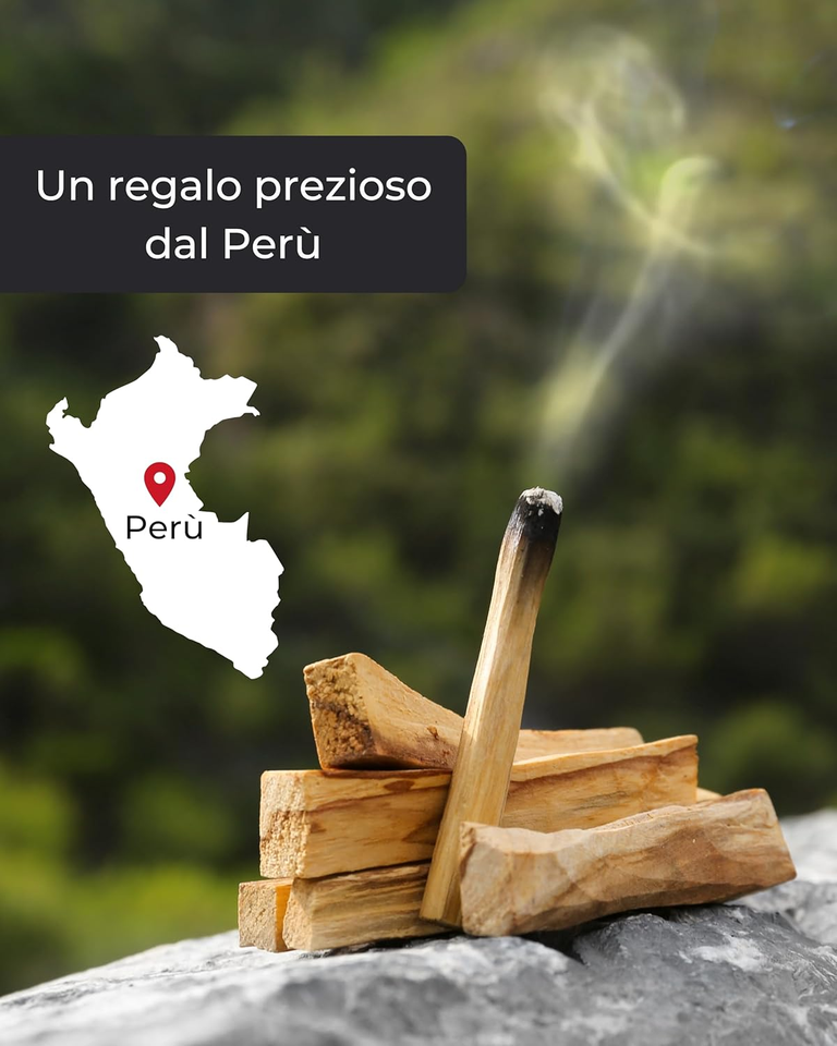 Palo Santo Incenso Legnetti– 8 Palo Santo Naturale (10 Cm ...