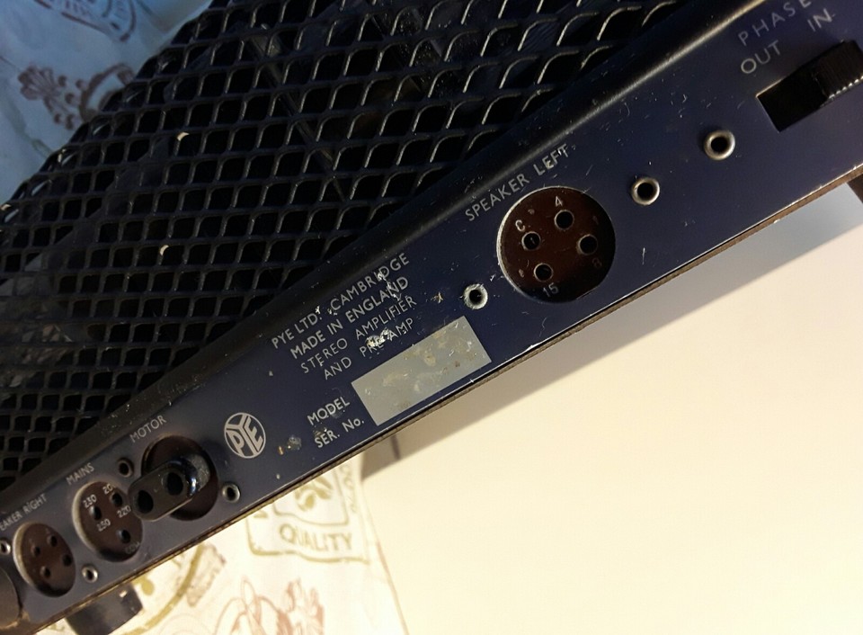 PYE Stereo Hi-Fi Audio Tube Amplifier Valve EL34 SE Single-Ended Mozart ...
