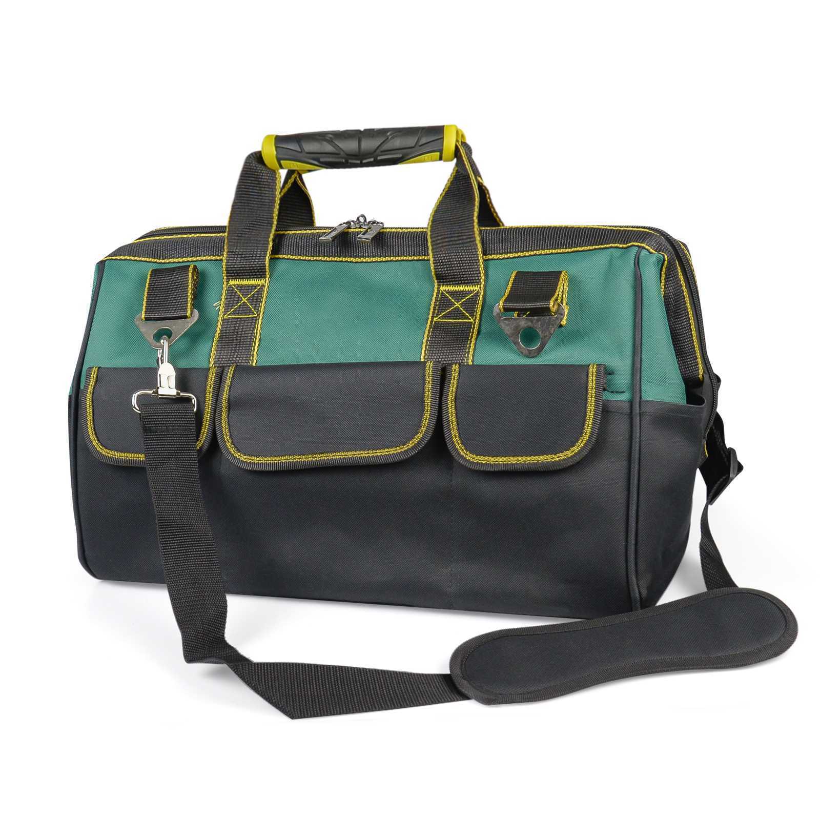 17" Zipper Tool Bag Organizer Heavy Duty Tool Pouch Bag Tool Tote Bag ...