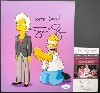 Jane Lynch Signed The Simpsons Roz Davis 8x10 Photo Autograph JSA COA ...