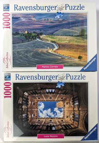 Ravensburger NEW 1000 Piece x 2 Talent Collection - Siena, Italy Jigsaw ...