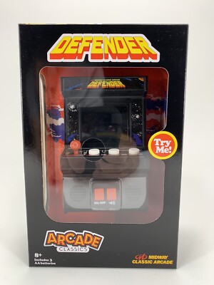 Midway Arcade Classics DEFENDER Electronic Game 17 Machine 885561096026 ...
