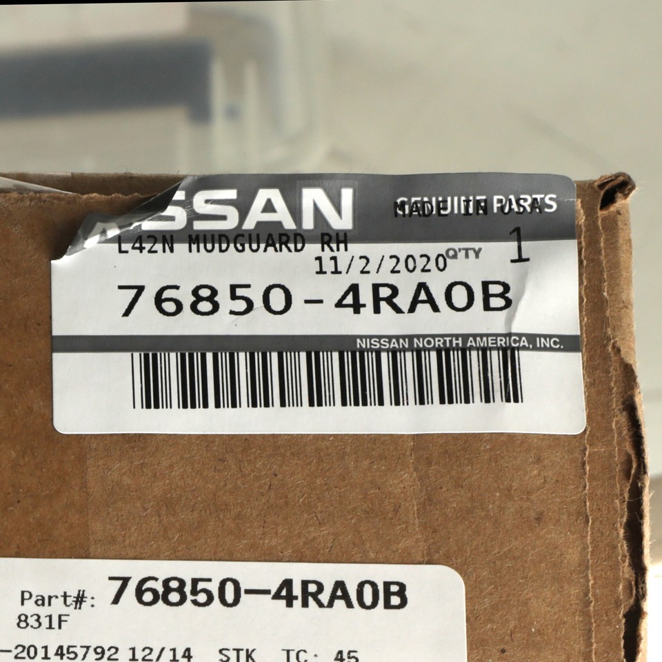 OEM 2016-2021 Nissan Maxima Passenger Side Rocker Panel Guard NEW 76850 ...
