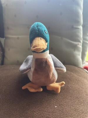 Beanie baby Ty Jake the Mallard Duck Plush Toy- Rare, no tags ...